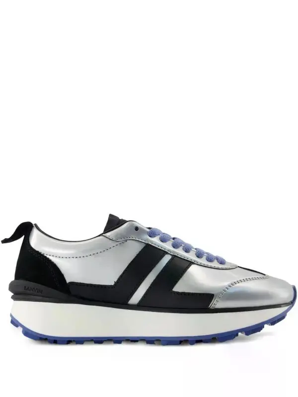 LANVIN Bumpr Smooth Sneakers - Silver