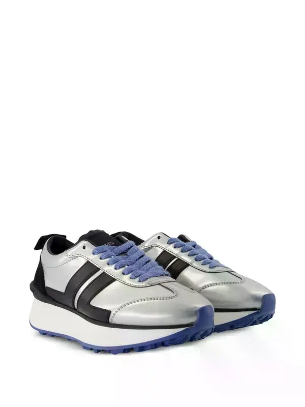 LANVIN Bumpr Smooth Sneakers - Silver