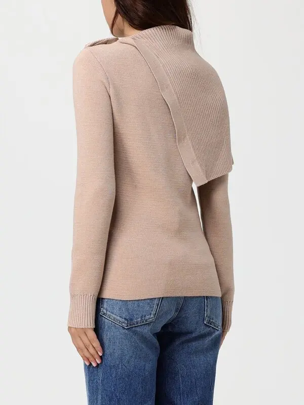 Rabanne Button Detailed Sweater - Beige