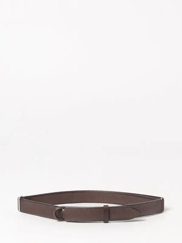 ORTIGNI Leather Belt - Dark