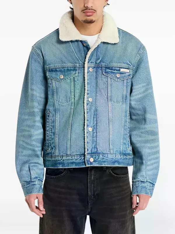 Calvin Klein Sherpa Collar Denim Jacket