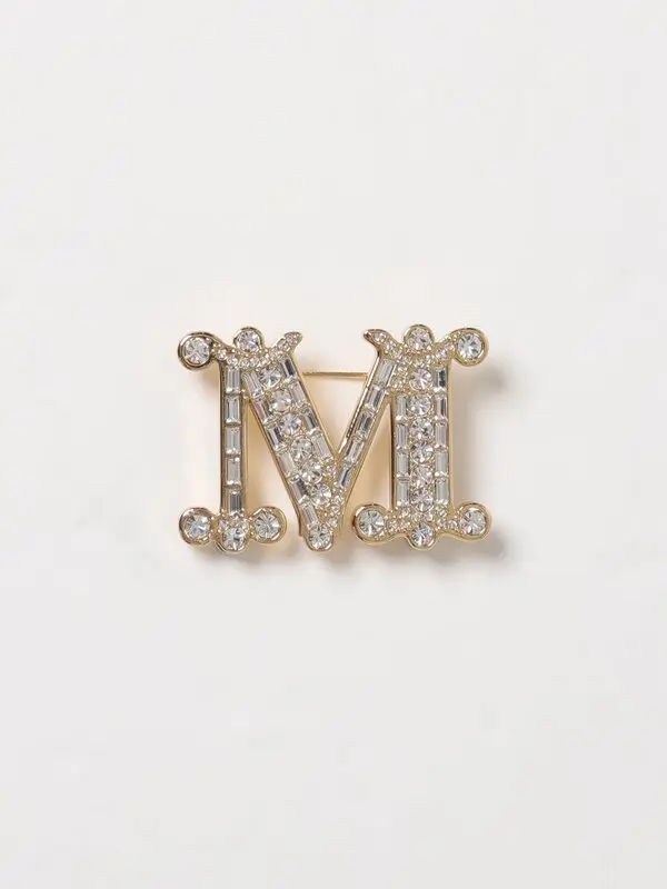 Max Mara Brooch - White