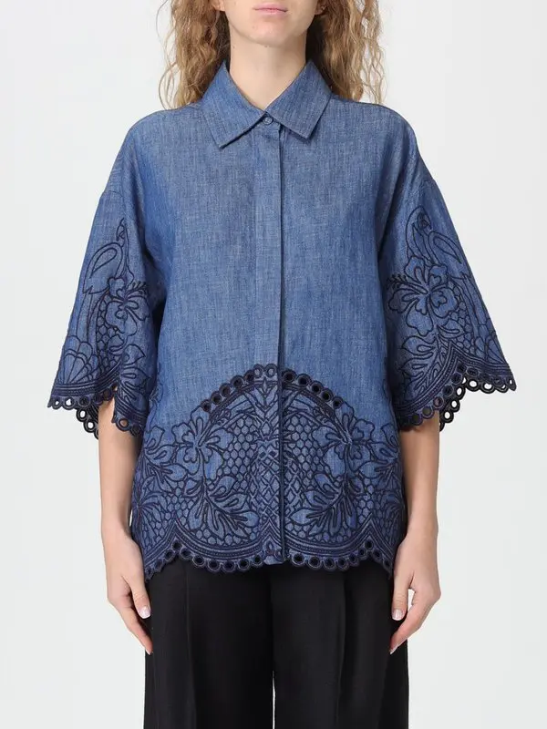 Zimmermann Embroidered Shirt