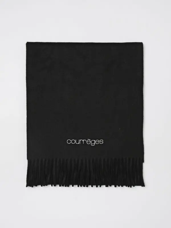 COURREGES Scarf - Black