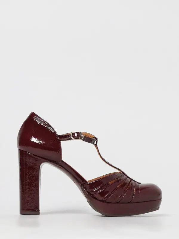 Chie Mihara Platform Pump - Burgundy