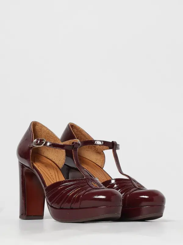 Chie Mihara Platform Pump - Burgundy