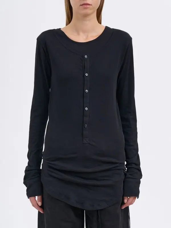 ANN DEMEULEMEESTER Long Sleeve Buttoned Sweater