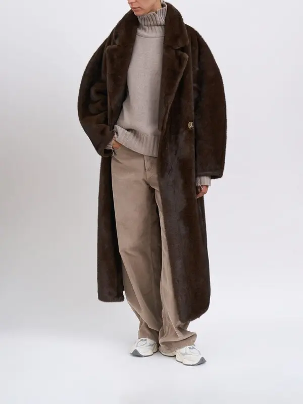 SWORD 6644 Long Fur Coat