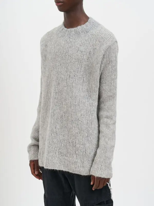 Andrea Ya'aqov Ribbed Crew Neck Pullover