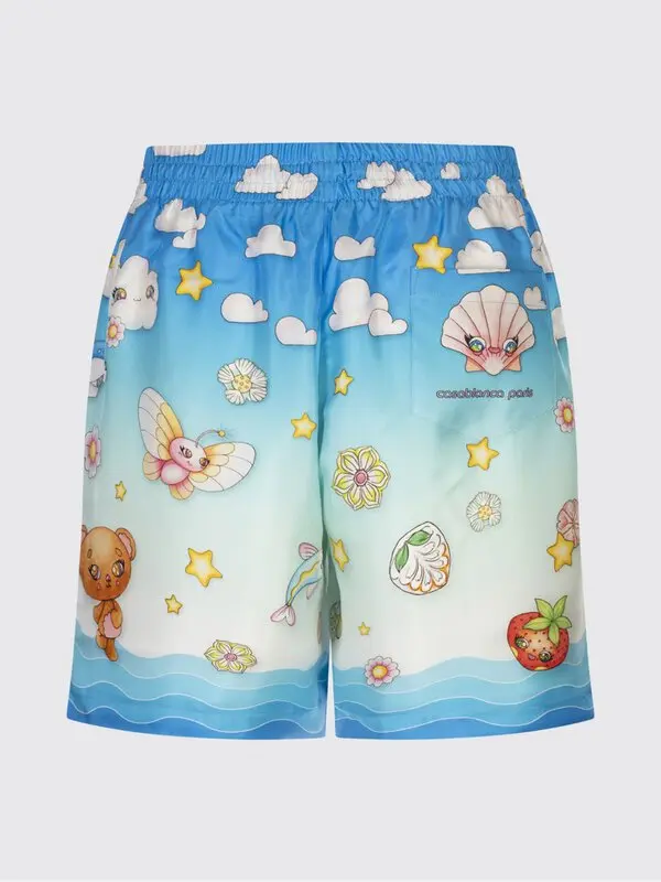 Casablanca Printed Shorts - Blue