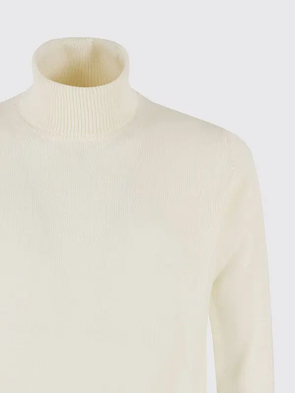 ROBERTO COLLINA Turtleneck Sweater - Ecru