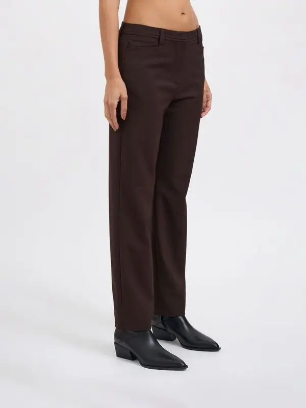 THELATEST Straight Leg Trouser - Brown