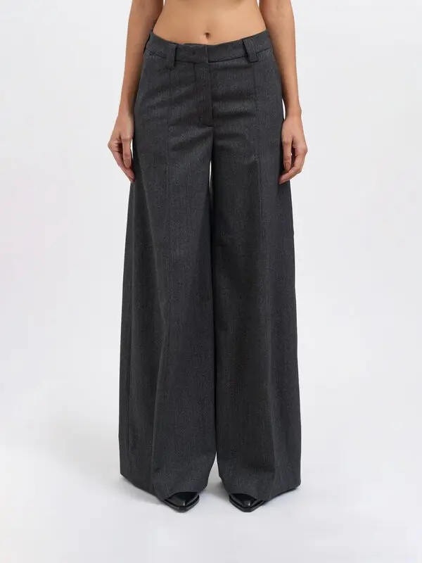 THELATEST Tailored Wide Leg Pants - Grey