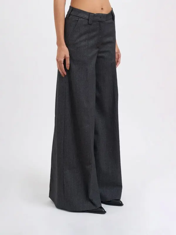 THELATEST Tailored Wide Leg Pants - Grey