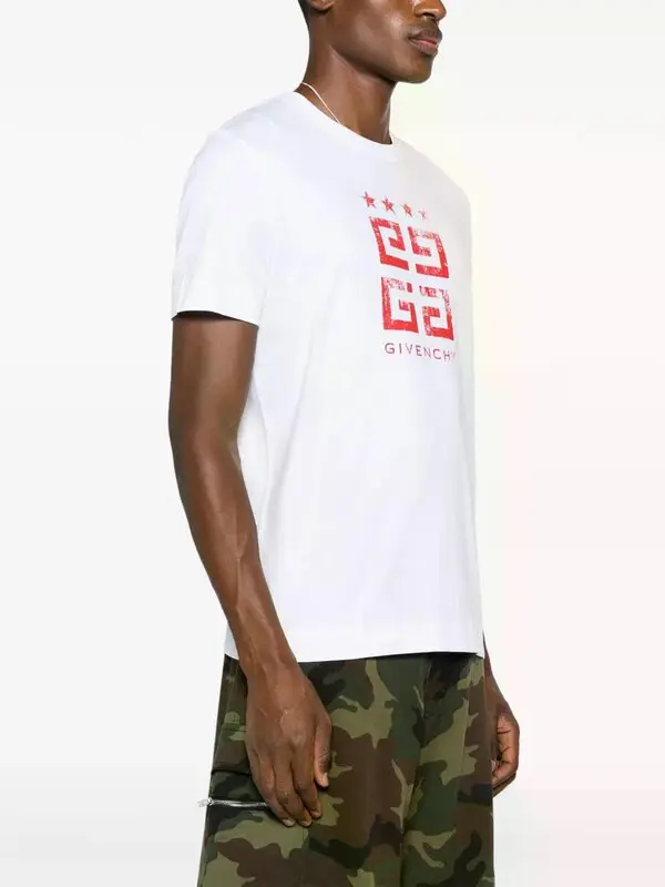 Givenchy 4g-print Cotton T-shirt