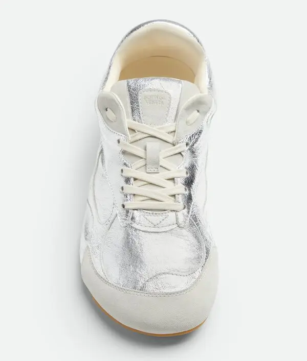 Bottega Veneta Orbit Flash Sneaker - Silver/optical