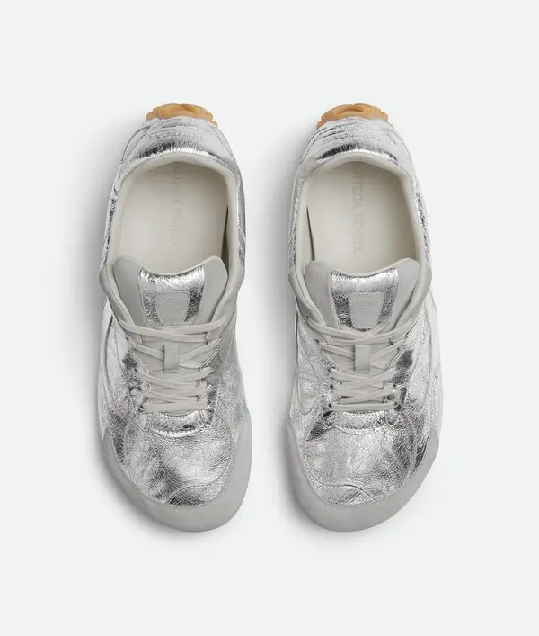 Bottega Veneta Orbit Flash Sneaker - Silver/optical