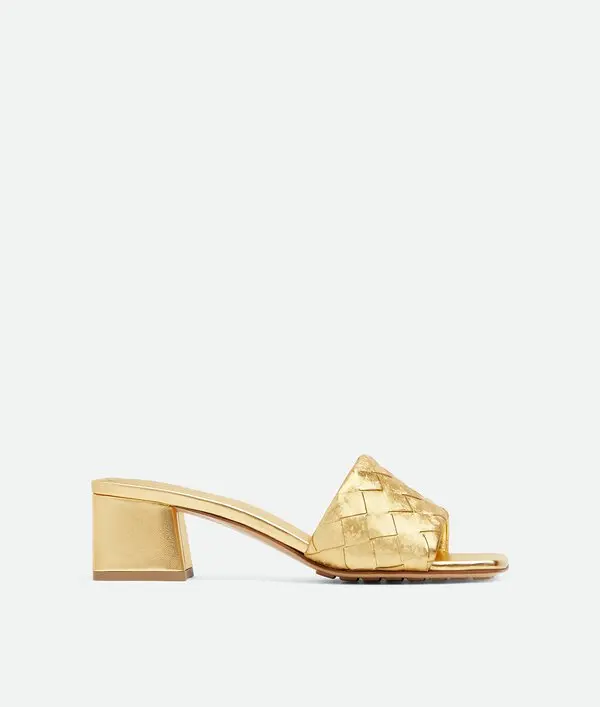 Bottega Veneta Parco Mule - Gold