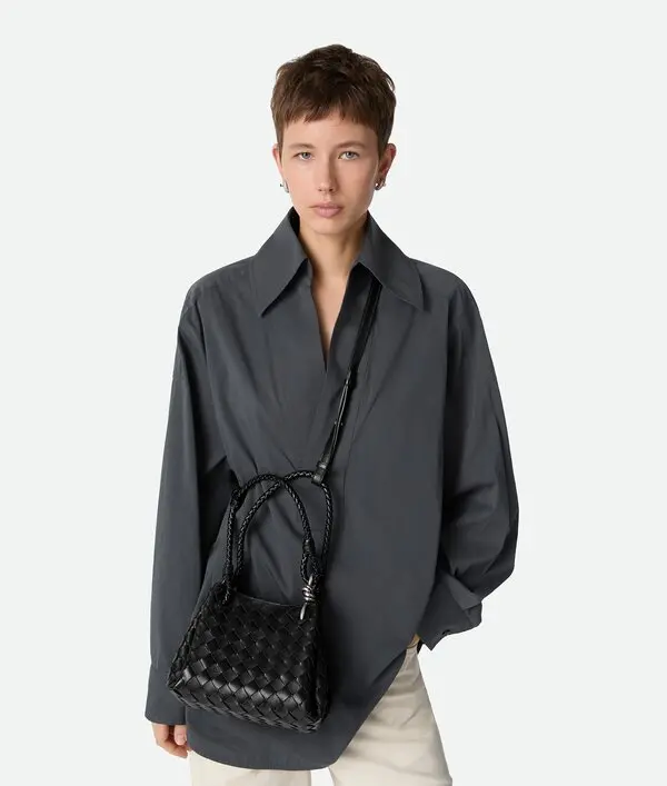 Bottega Veneta Small Parachute - Black