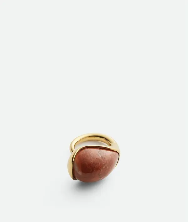 BOTTEGA  VENETA Drop Marble Ring - Red Marble