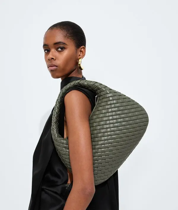 Bottega Veneta Small Padded Intrecciato Shoulder Bag - Pickle