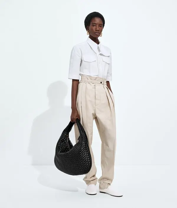 Bottega Veneta Maxi Veneta - Black