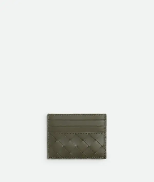 BOTTEGA  VENETA Intrecciato Credit Card Case - Crocodile