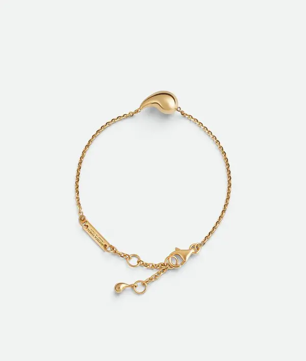 Bottega Veneta Drop Chain Bracelet - Yellow Gold