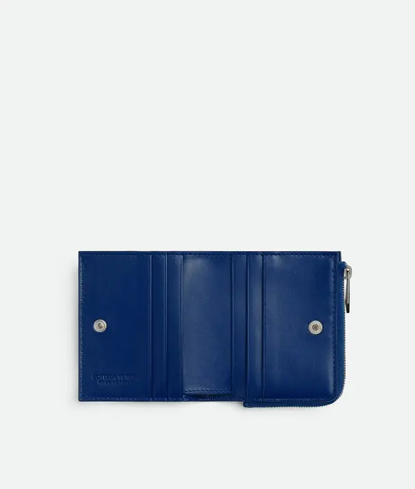 Bottega Veneta Intrecciato Stamp Bi-fold Wallet