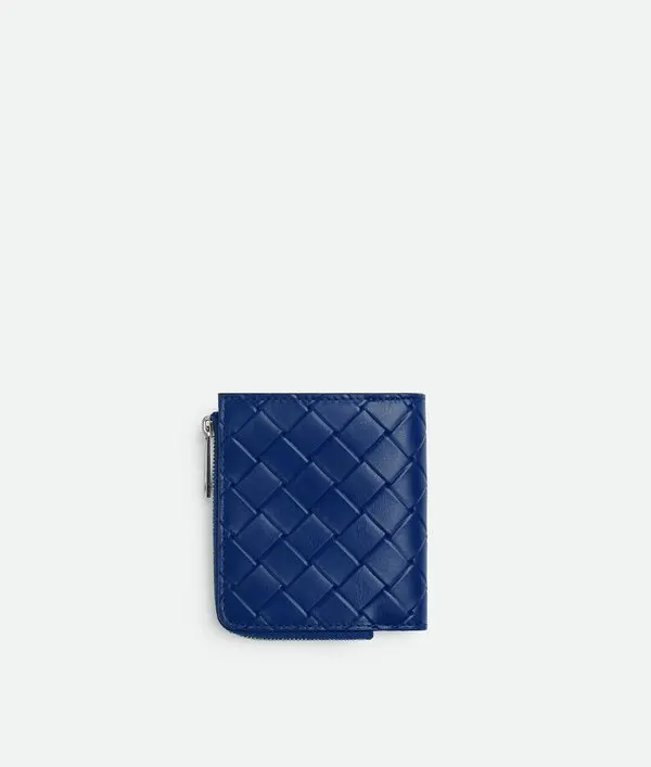 Bottega Veneta Intrecciato Stamp Bi-fold Wallet