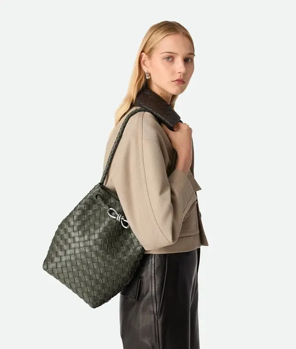 Bottega Veneta Small Andiamo Bucket - Pickle