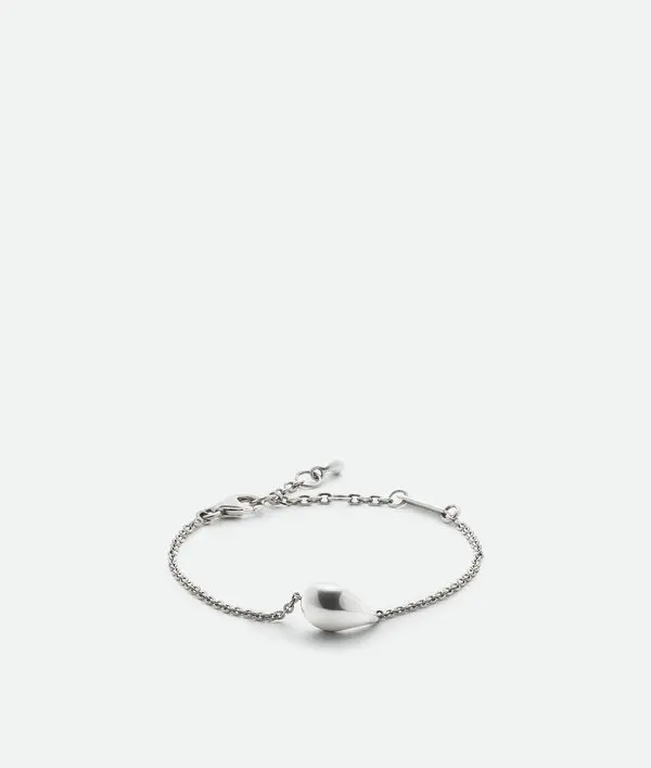 Bottega Veneta Drop Chain Bracelet - Silver