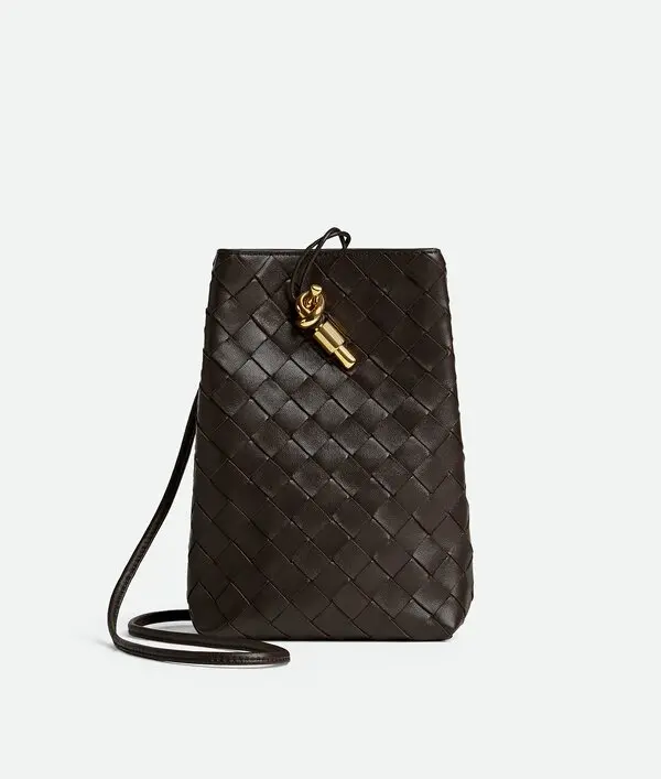 Bottega Veneta Andiamo Phone Pouch - Fondant