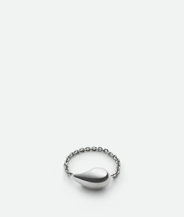 Bottega Veneta Chain Ring - Silver