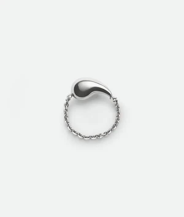 Bottega Veneta Drop Ring - Silver
