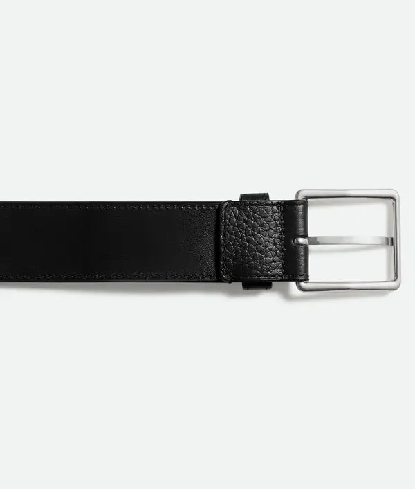 Bottega Veneta Intrecciato Belt - Black
