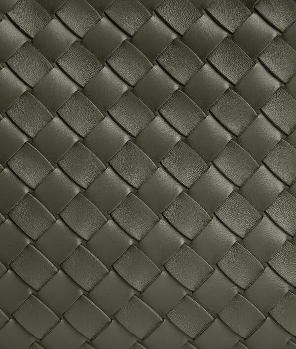 Bottega Veneta Intrecciato Leather Shoulder Bag - Pickle