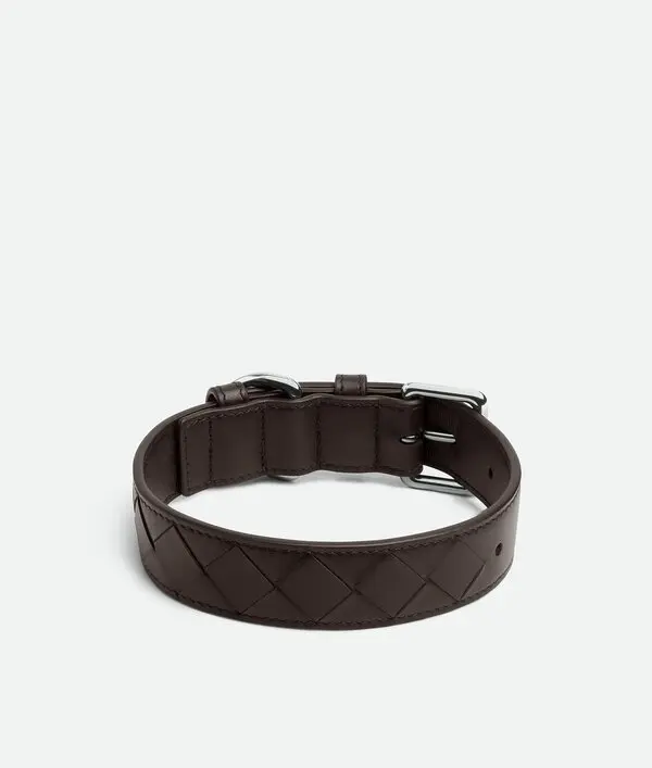 Bottega Veneta Medium Intrecciato Dog Collar