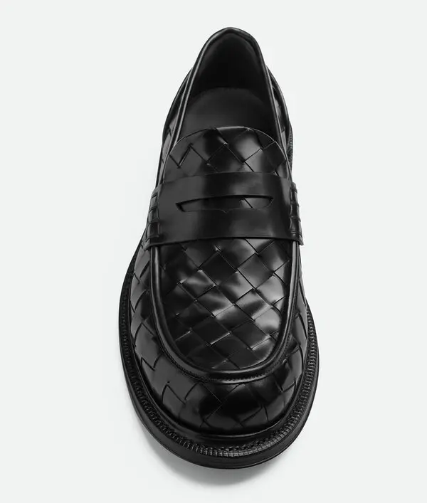Bottega Veneta Intrecciato Leather Loafer