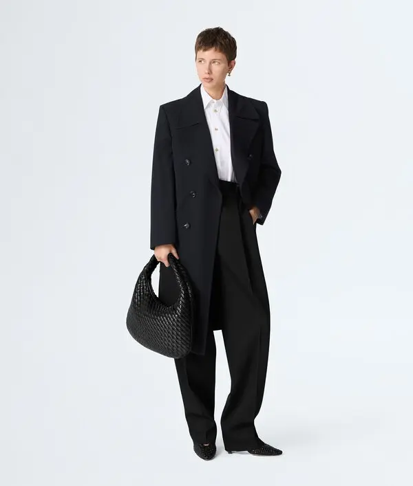 Bottega Veneta Padded Intrecciato Shoulder Bag - Black