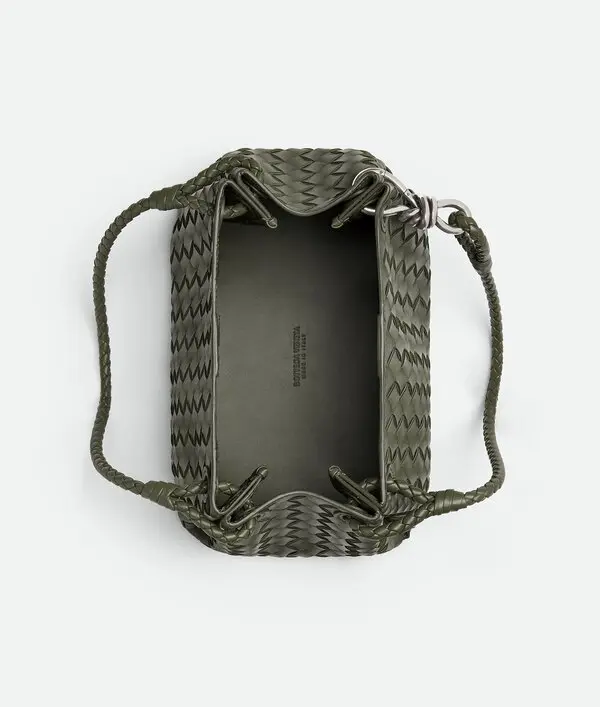 Bottega Veneta Intrecciato Leather Shoulder Bag - Pickle