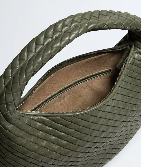Bottega Veneta Padded Intrecciato Shoulder Bag - Pickle