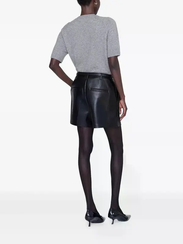 ANINE BING Pleated Shorts