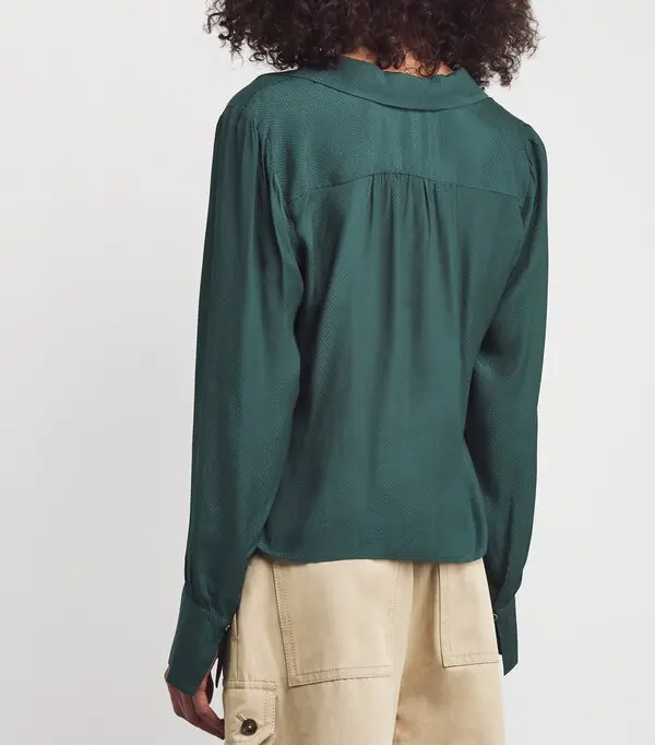 Paige Long-sleeve Button Down Blouse