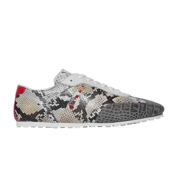 Marni Printed Python Sneakers - Grey