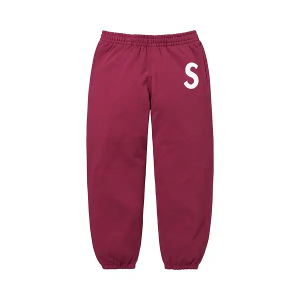 Supreme Logo Sweatpant - Red