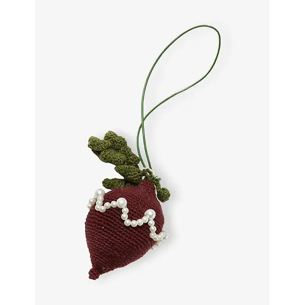 GOHAR WORLD Beetroot Crochet Bag Charm
