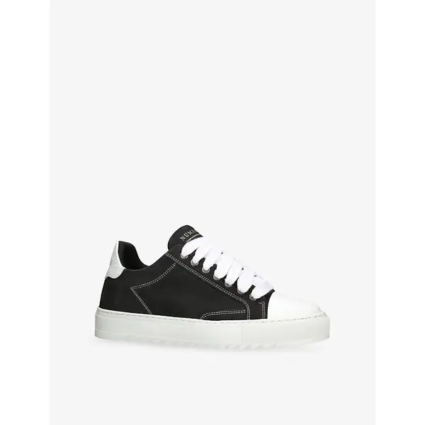 NUMERIS Atelier Suede Trainers - Black/comb