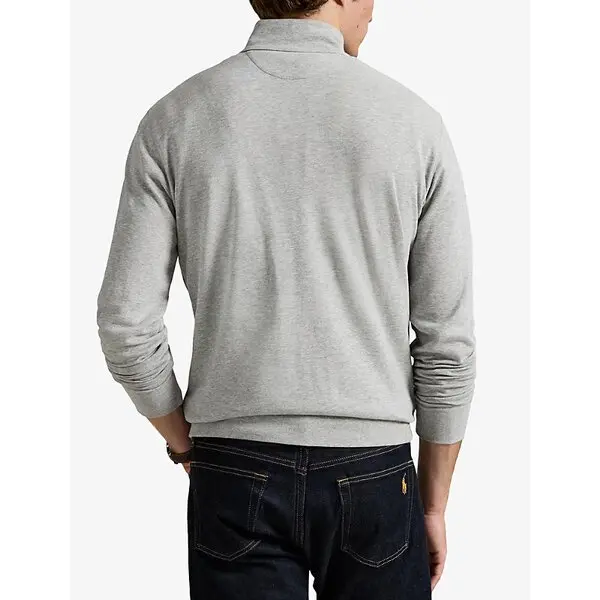 Polo Ralph Lauren Cotton-blend Half-zip Sweatshirt - Grey