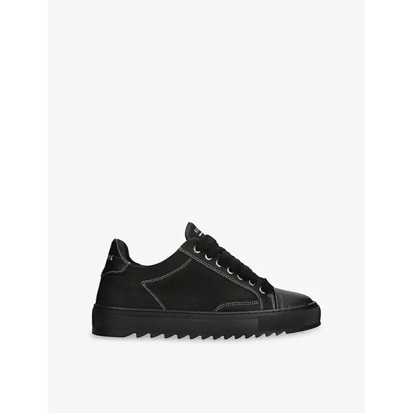 NUMERIS Atelier Suede Trainers - Black